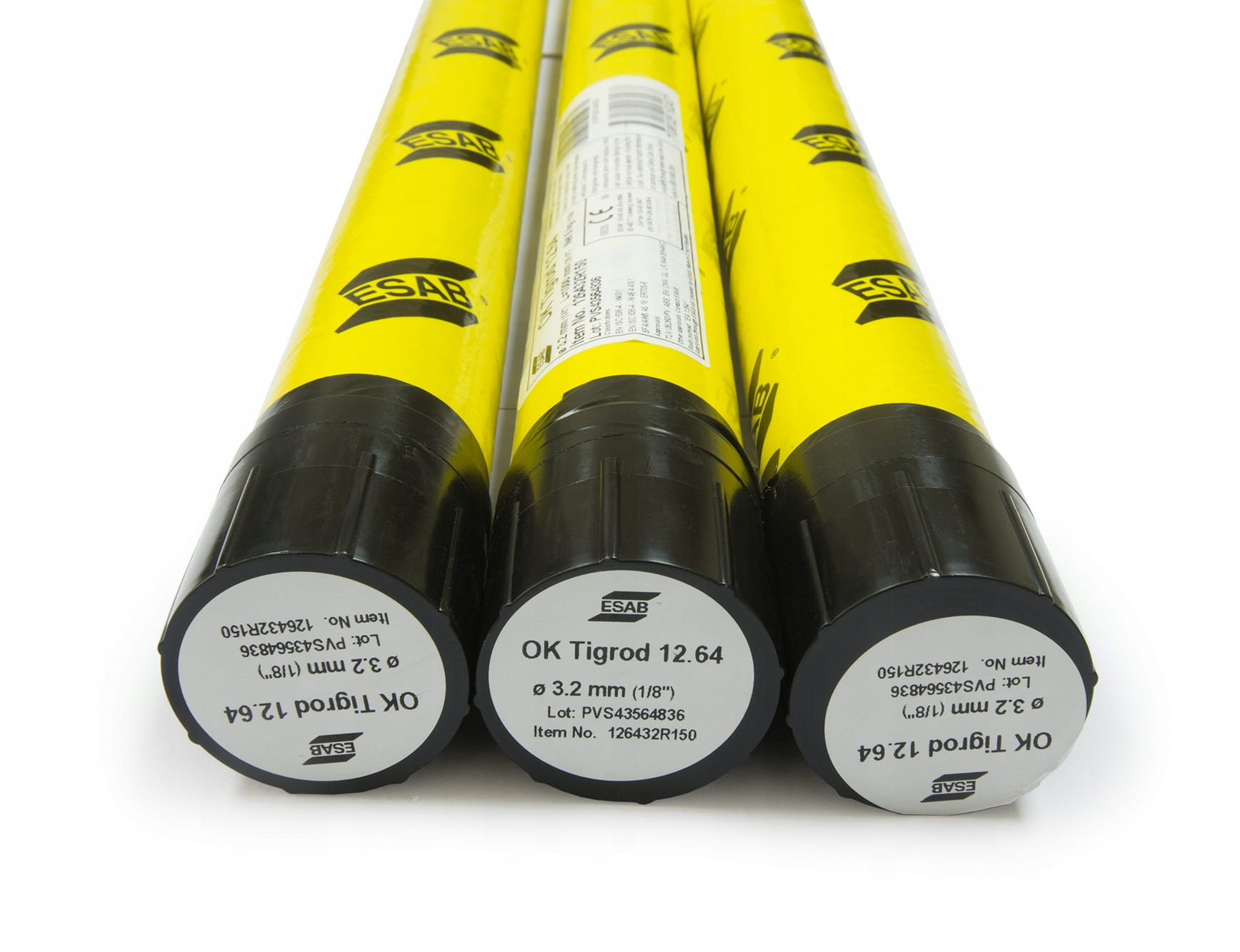 Drut spawalniczy pręty TIG do stali czarnej ESAB OK Tigrod 3.2mm (1kg ...