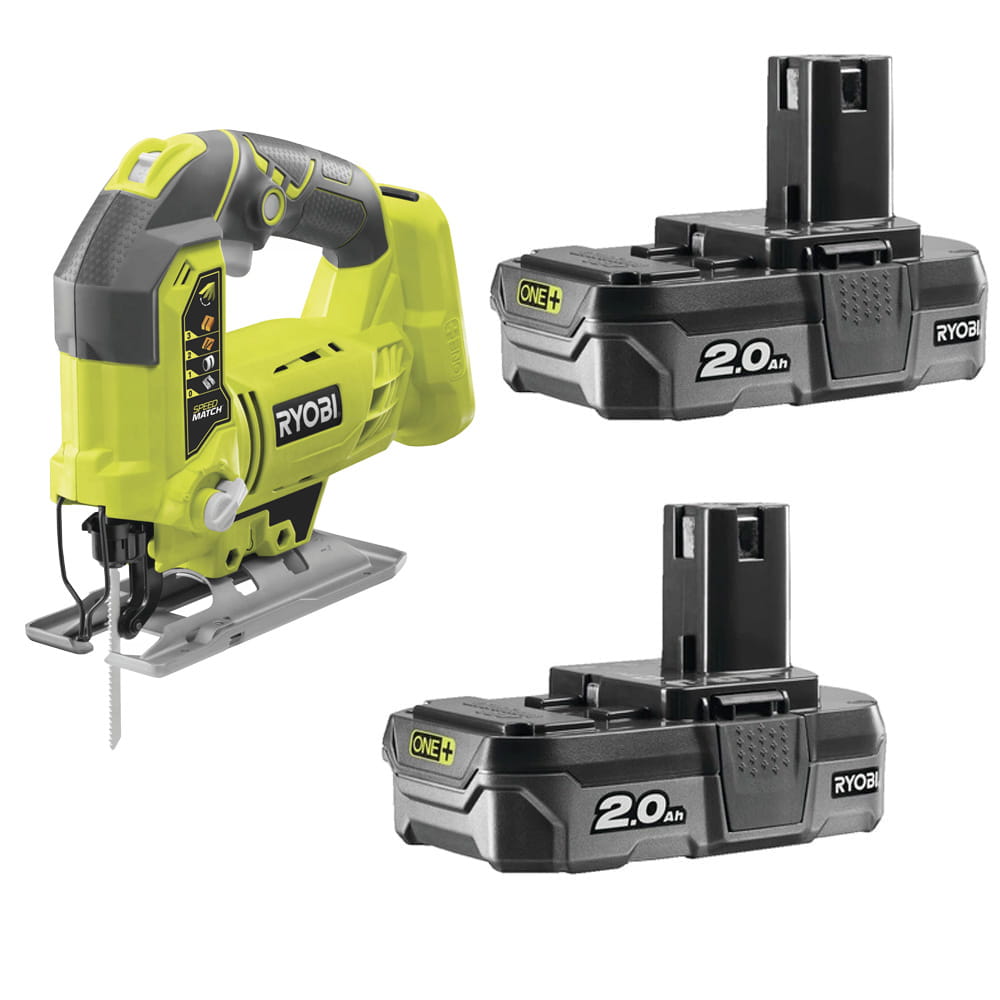 Zestaw Ryobi Wyrzynarka R18JS + 2x akumulator ONE+ 2.0 Ah - Centrum ...